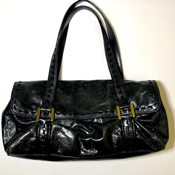 Sigrid Olsen | Bags | Sigrid Olsen Baguette Purse Bag Handbag Black ...